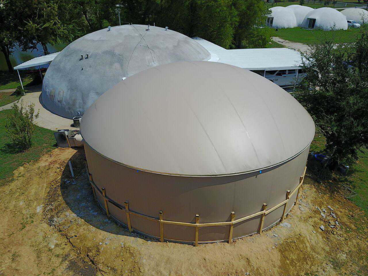 Workshop dome underway | Monolithic.org